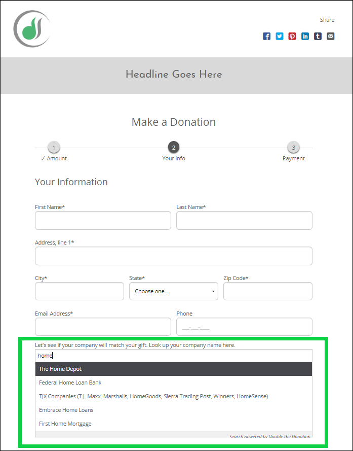 Does Double the Donation integrate with Salsa Labs?